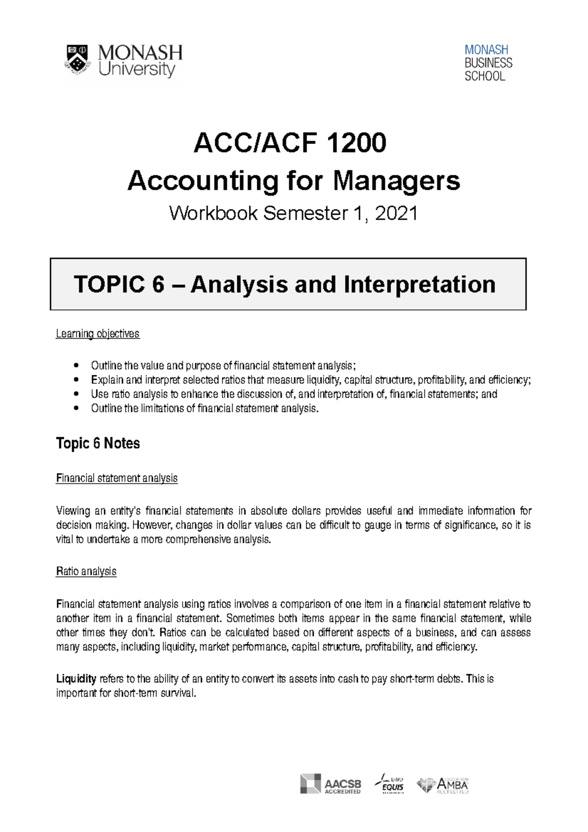 Chapter 6 Practice questions answers and solutions accounting for ...