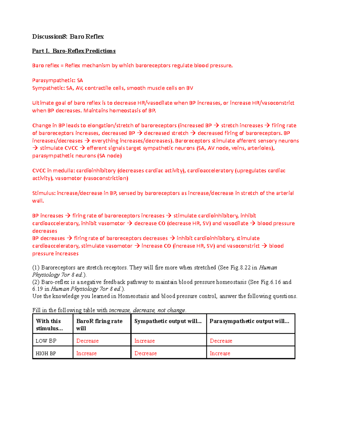 Discussion 8 Baro REfelx and ECG pathology- New - Discussion8: Baro ...