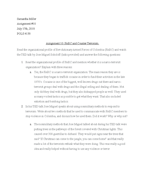 Assignment 2- History of Terrorism - What are the four waves of ...