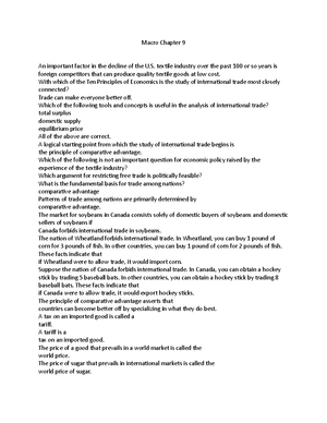 Macro chapter 14 multiple choice - Macro chapter 14 multiple choice D ...