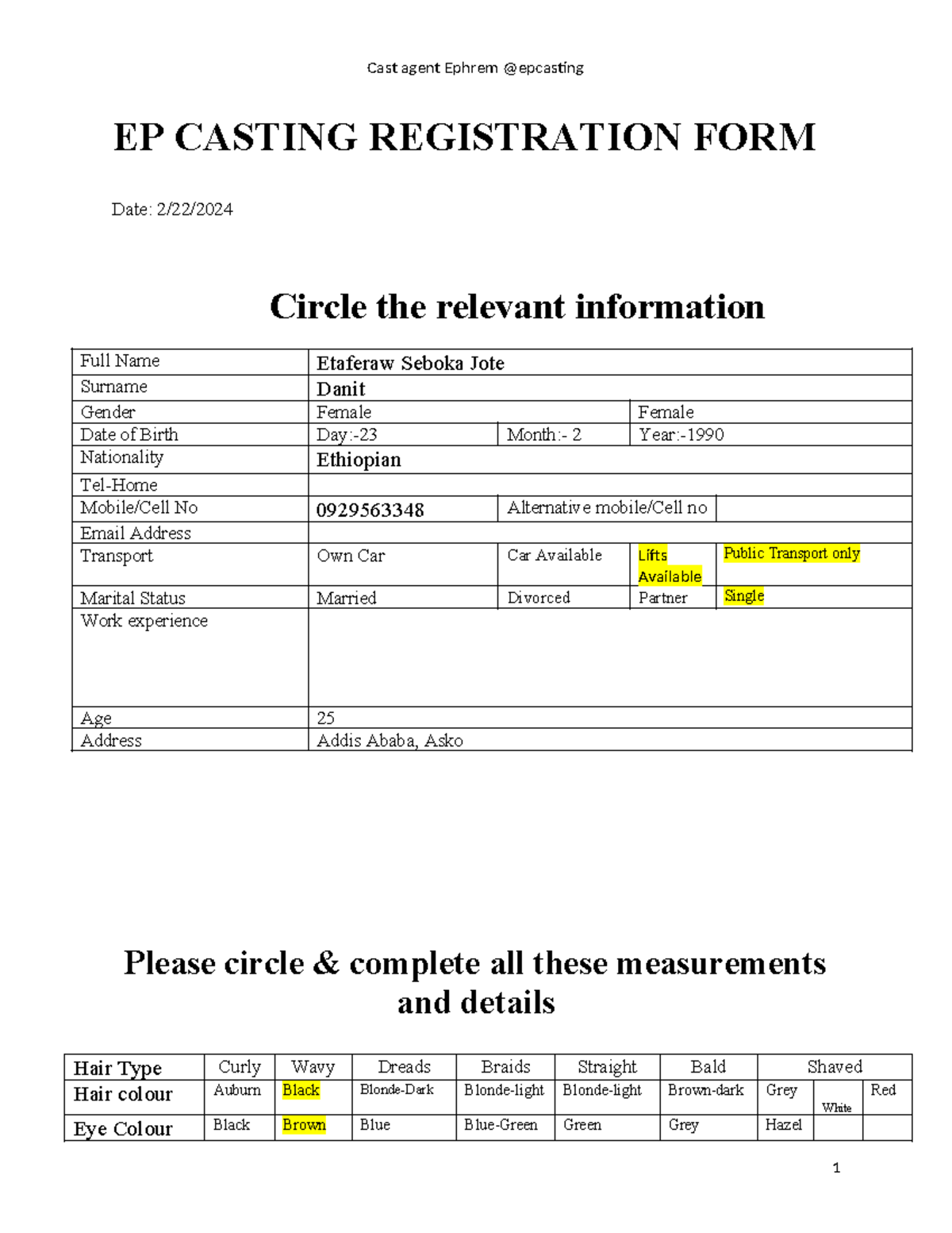 accounting and finance - Cast agent Ephrem @epcasting EP CASTING ...