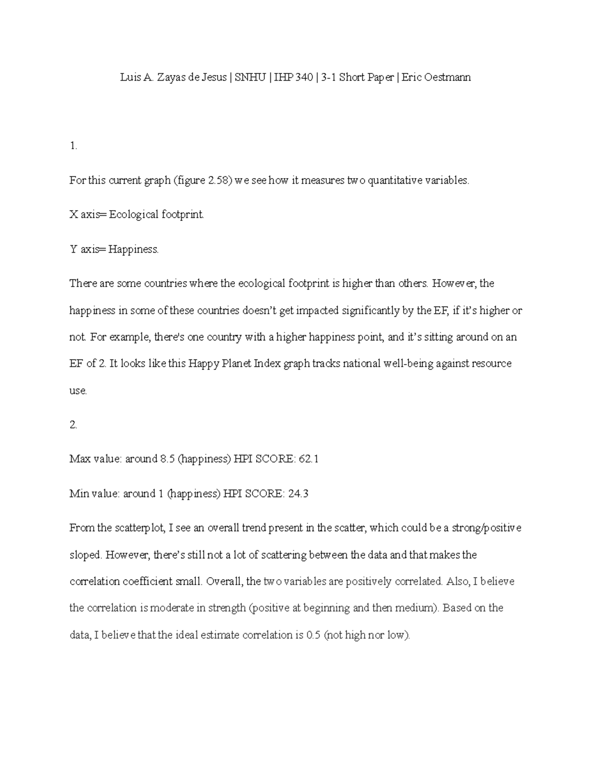 IHP 340 Module 3 - Learning about statistics and making sure we ...