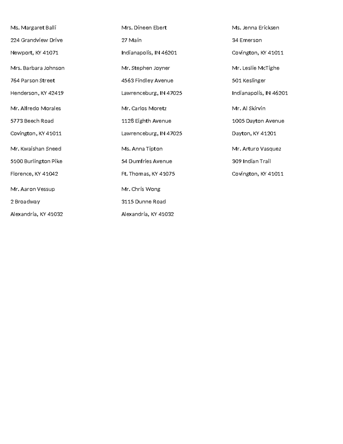 Chapter 12 Labels - notes - Ms. Margaret Balli 224 Grandview Drive ...