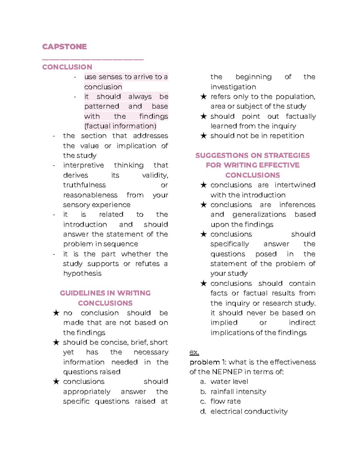 Capstone - For research - CAPSTONE ...