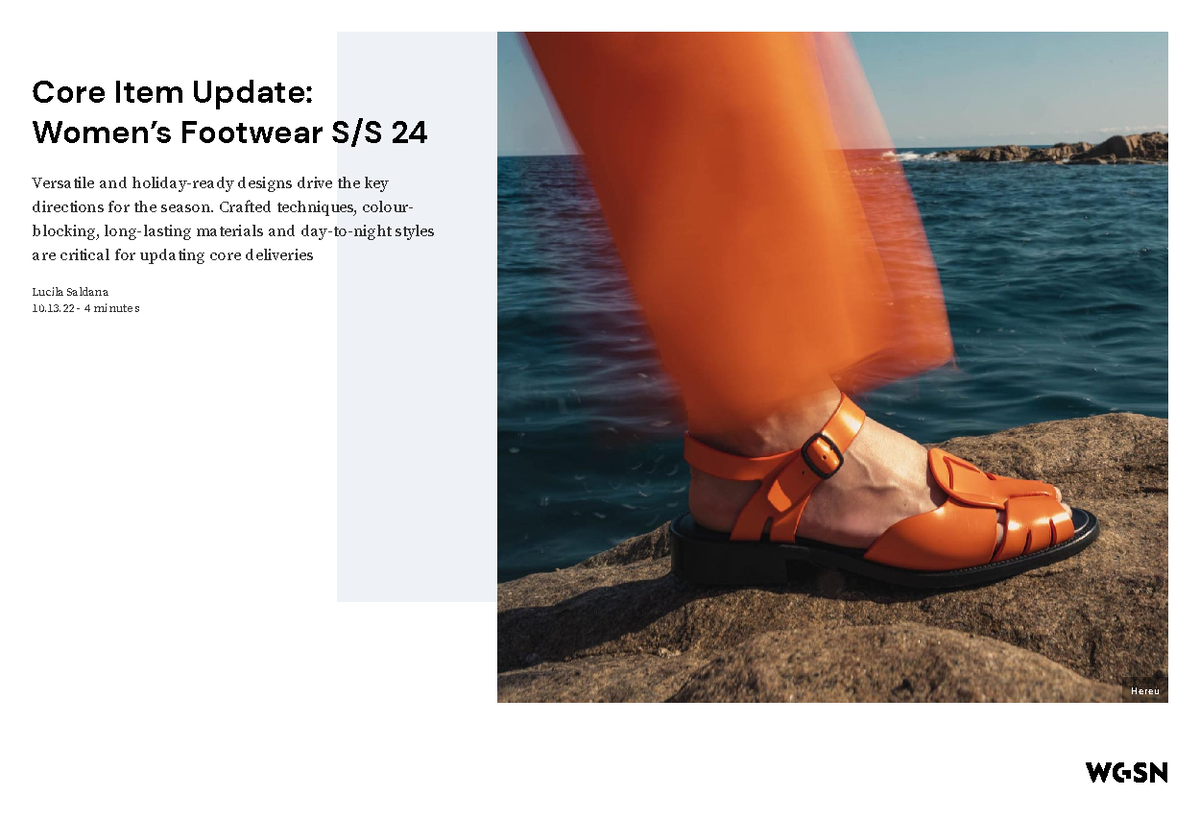 Core Item Update Women s Footwear S S 24 en - Core Item Update: Women’s ...