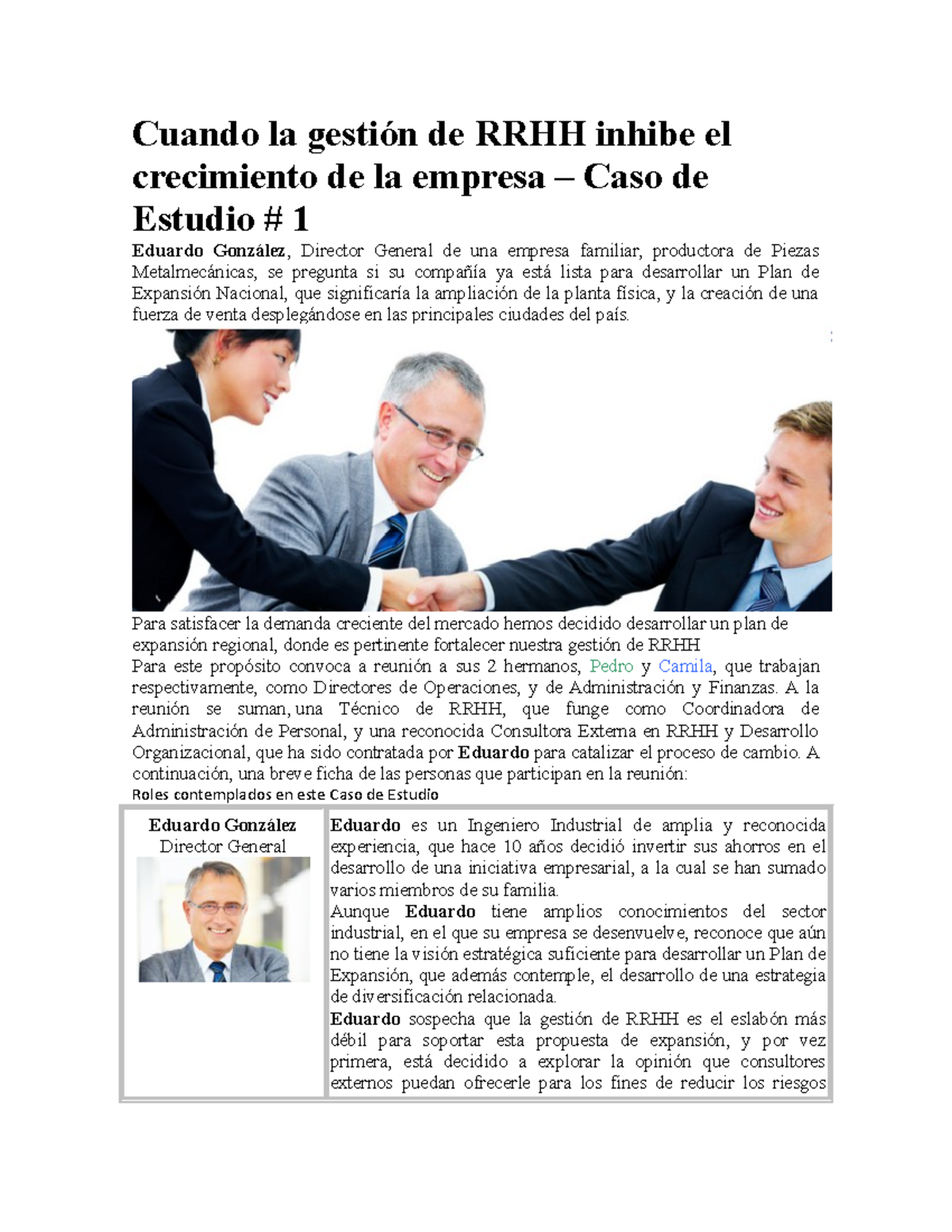 7 analisis de casos trabajo en clase 11 de marzo - Cuando la gestión de ...