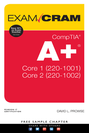 Comp TIA A+ Exam Cram 1001 + 1002 - The CompTIA A+ Cram Sheet This cram ...