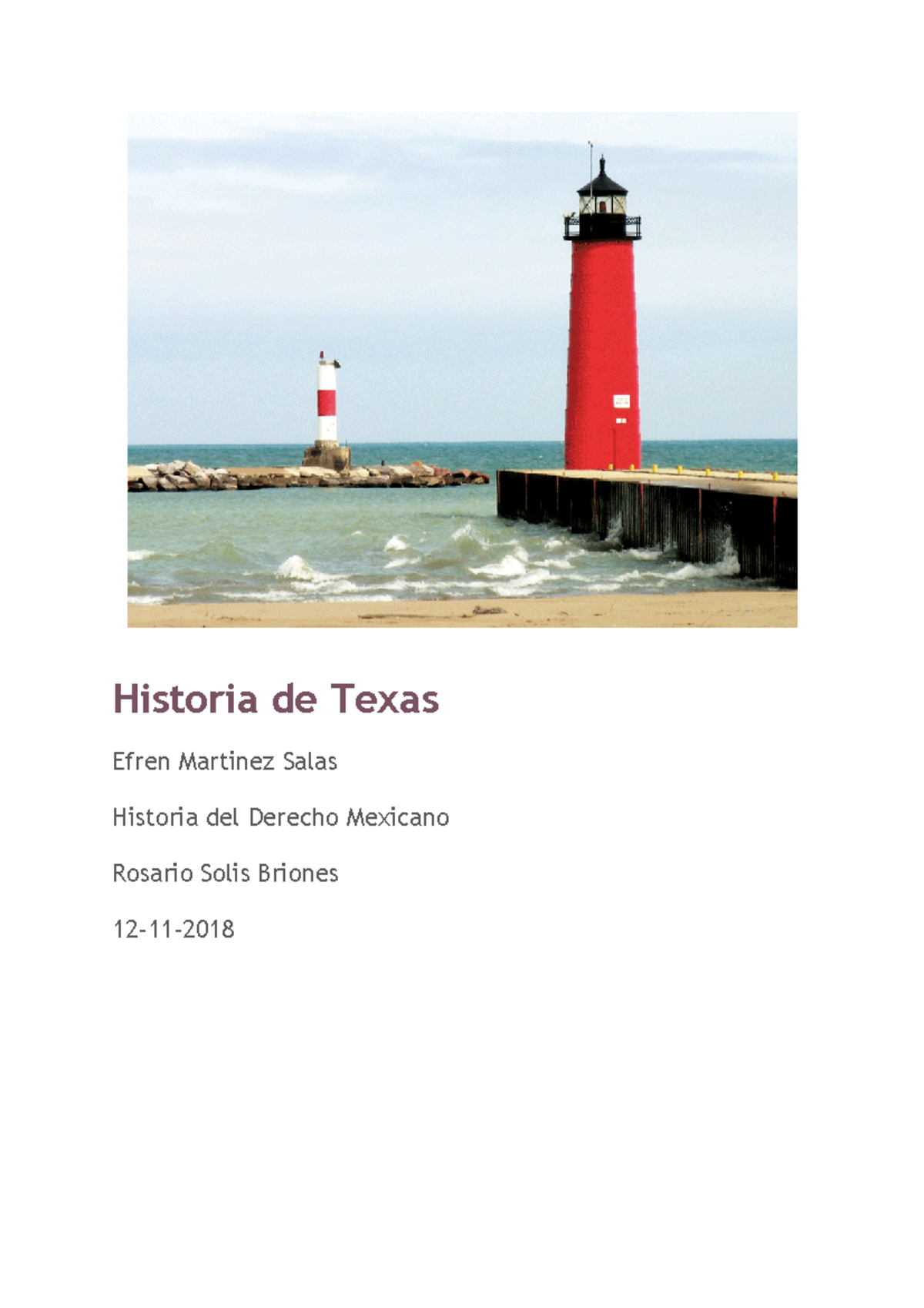 Resumen Historia de Texas - Historia de Texas Efren Martinez Salas ...