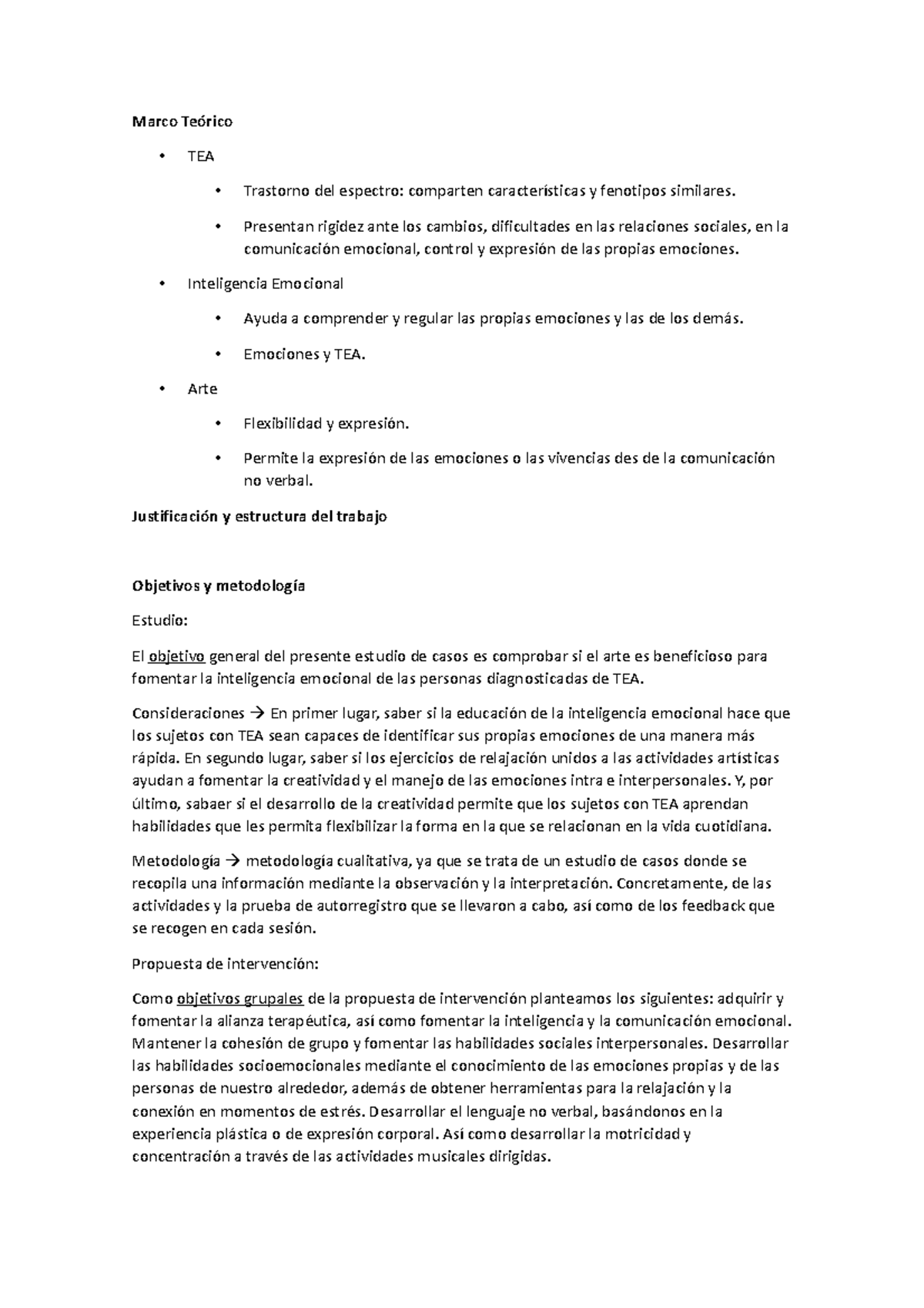 Guion - Bonito - Marco Teórico - TEA - Trastorno del espectro ...