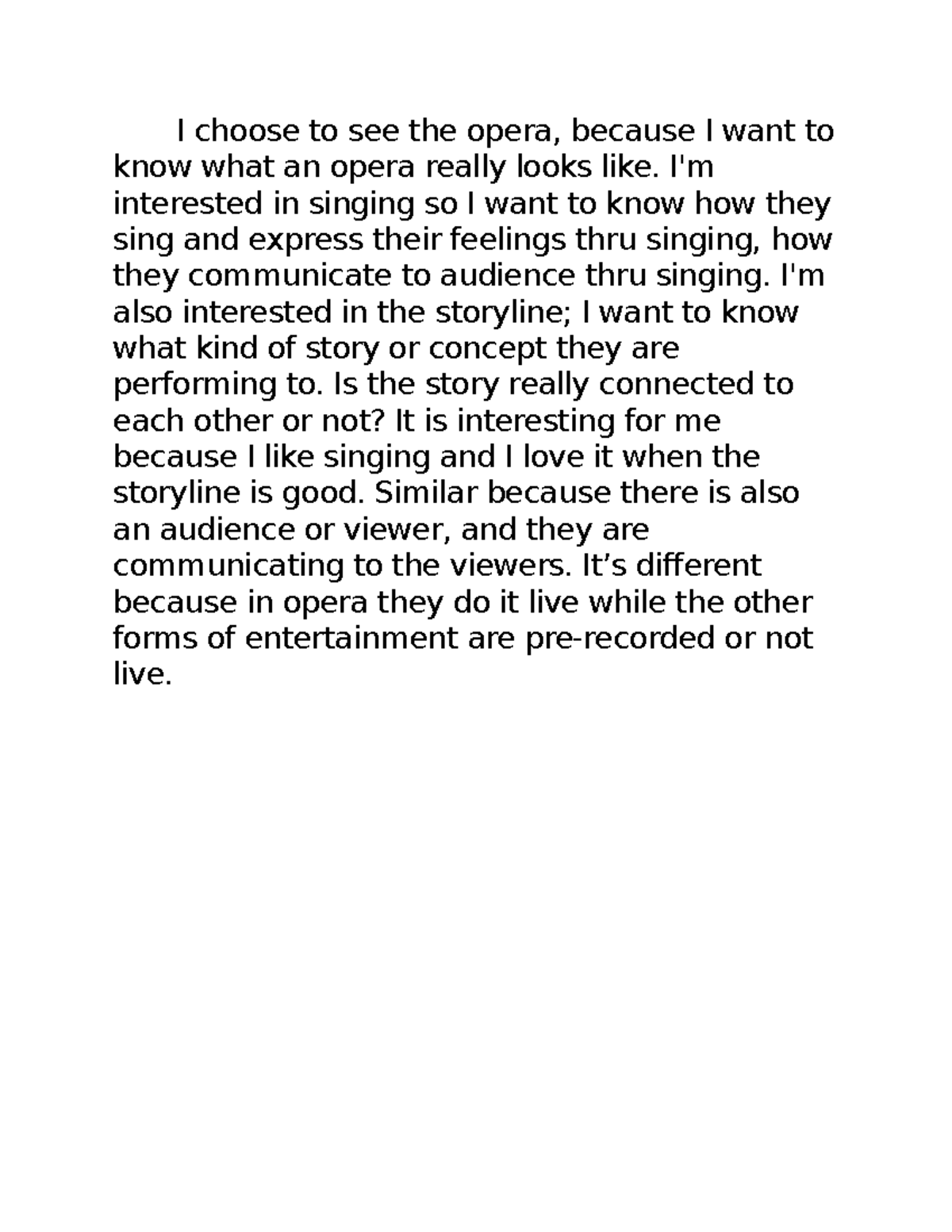 Mapeh - This an example of a short but timely and relevant essays where ...