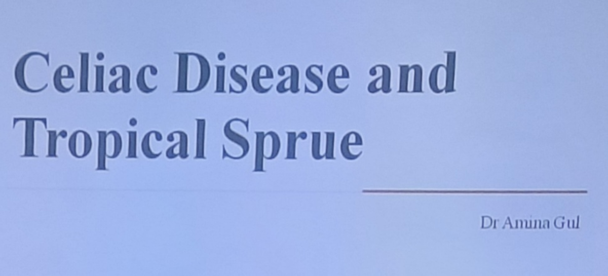 Patho Celiac disease Tropical sprue - Khyber Medical university - Studocu