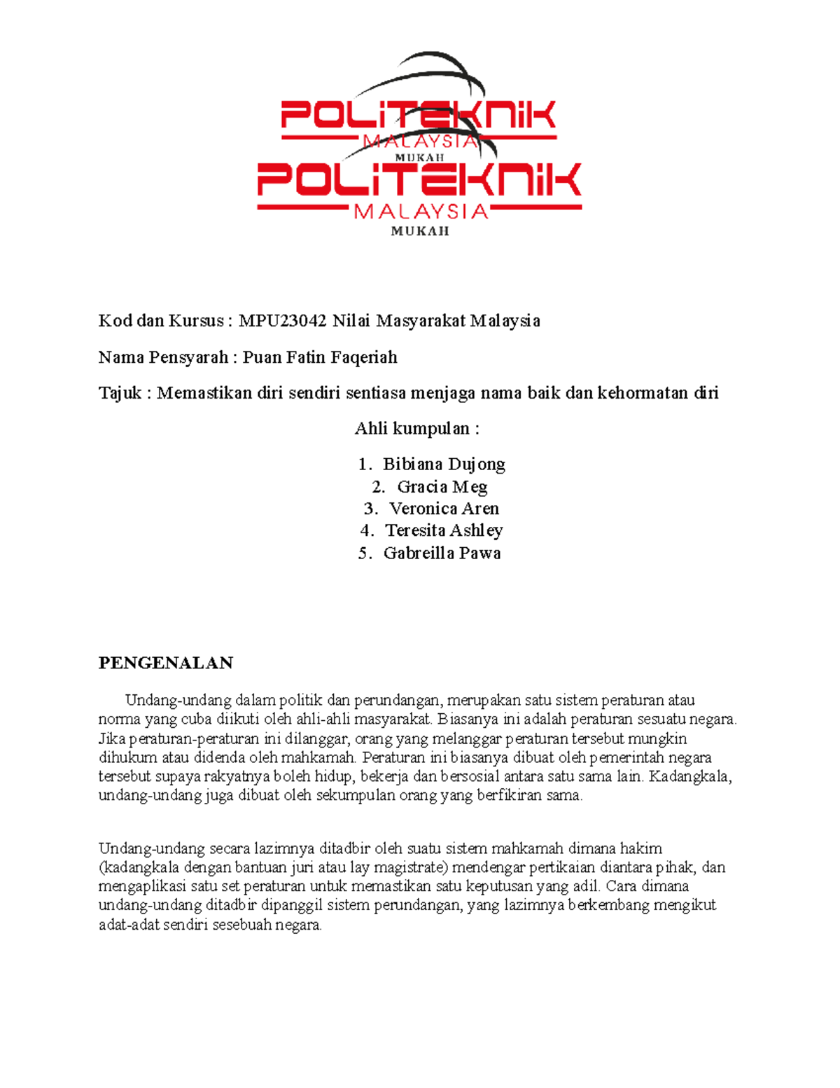 DRAF Google Sites - all the best - Kod dan Kursus : MPU23042 Nilai ...