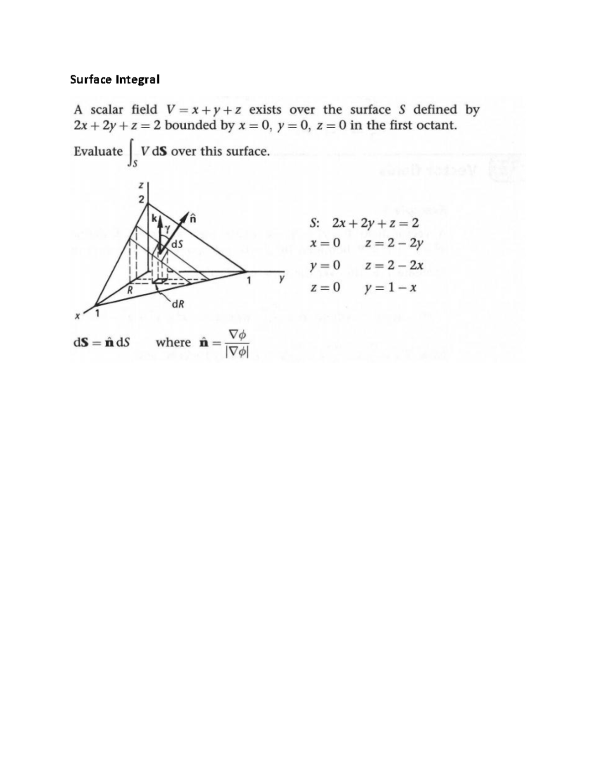 AMM203 Surface Integral - Economics101 - Surface Integral - Studocu