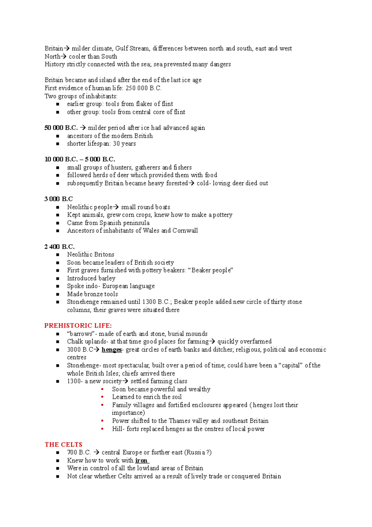 Historia WB 2014 15 - milder climate, Gulf Stream, differences between ...