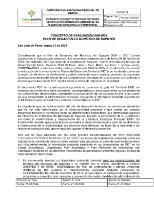 Taller 1 Módulo EM ISO 14001 201 5 - Comenzado el Tuesday, 31 de October de 2023, 15: Estado ...
