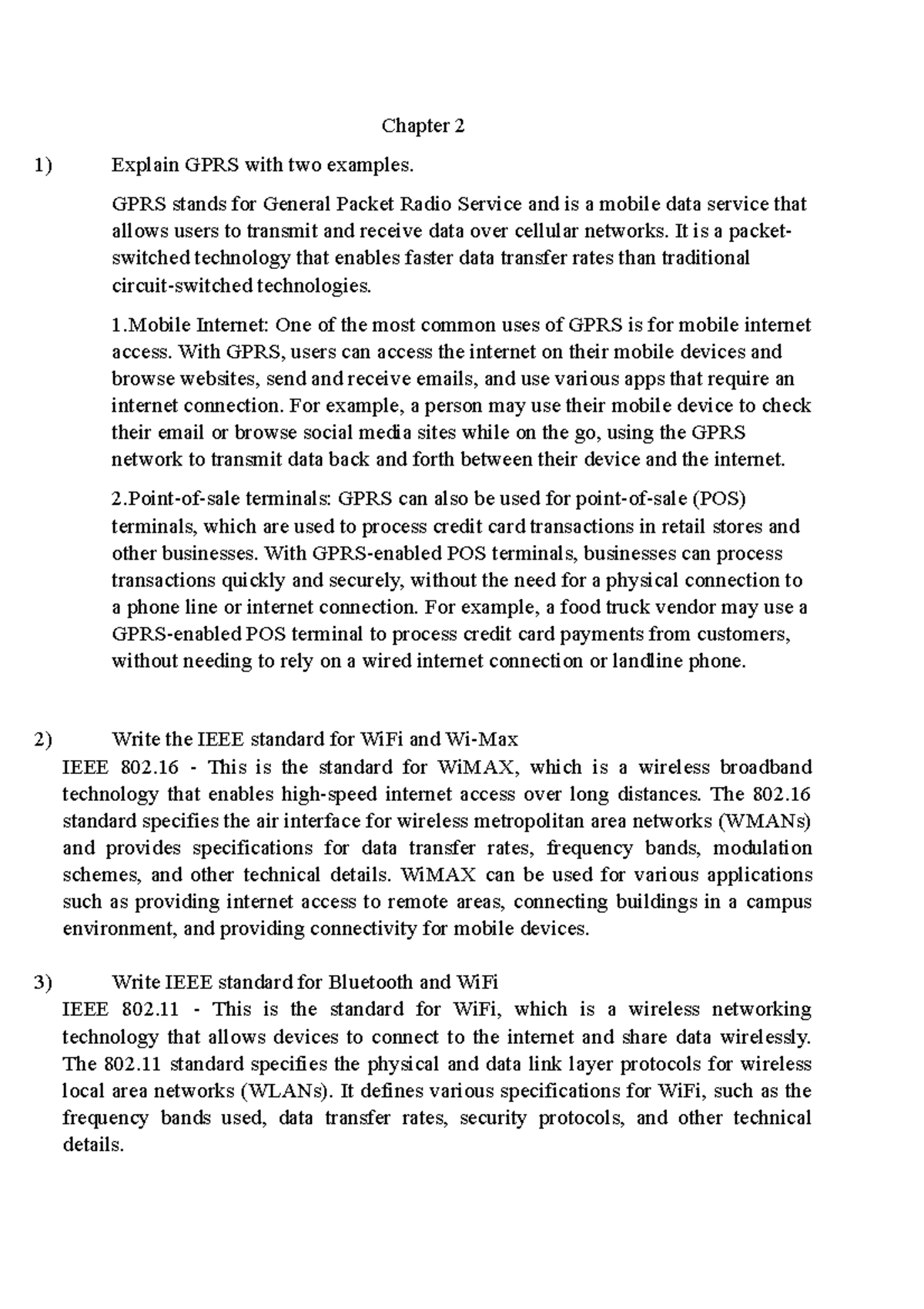 11 - bbbb - Chapter 2 Explain GPRS with two examples. GPRS stands for ...