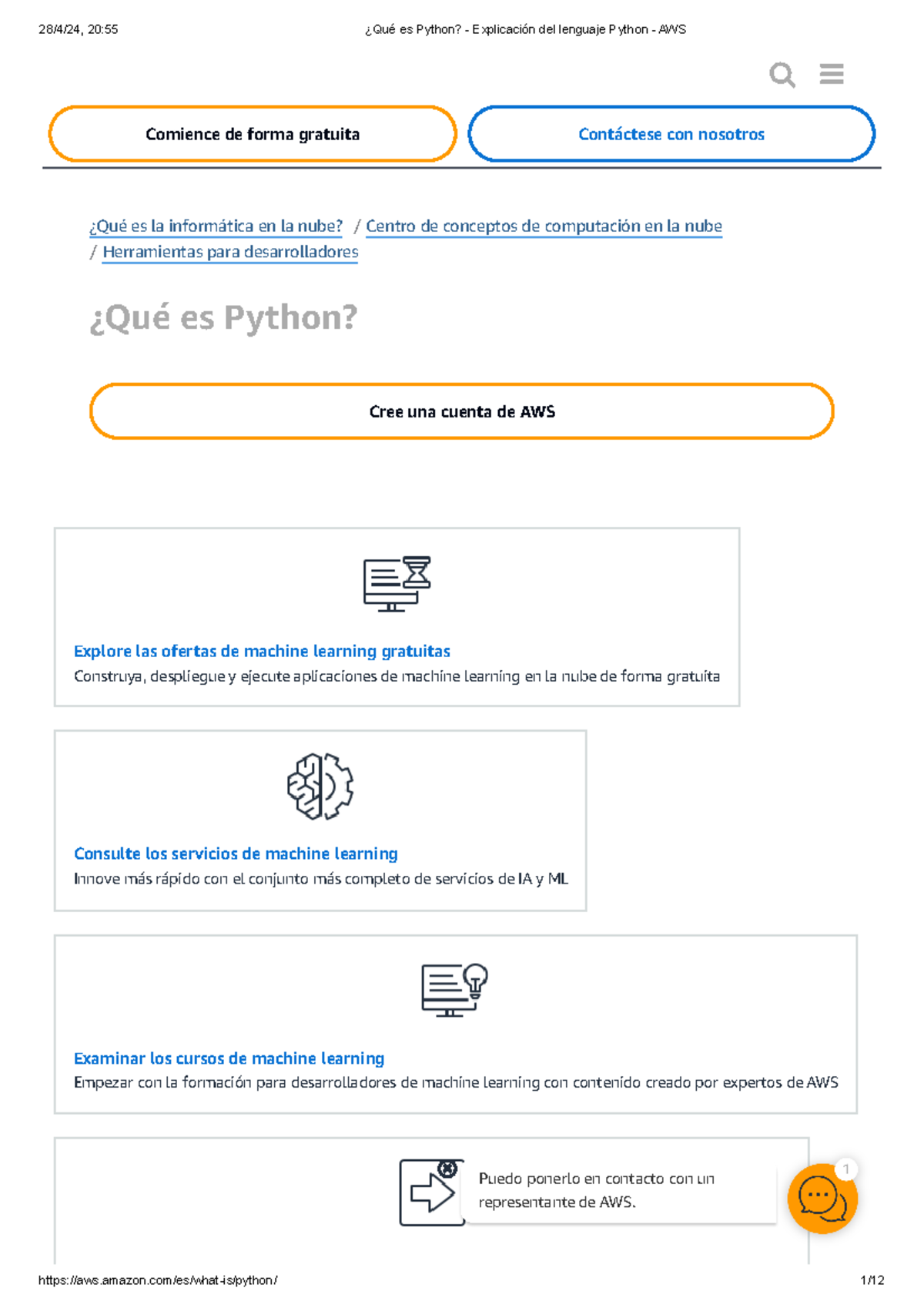 ¿Qué es Python - Explicación del lenguaje Python - AWS - ¿Qué es Python ...