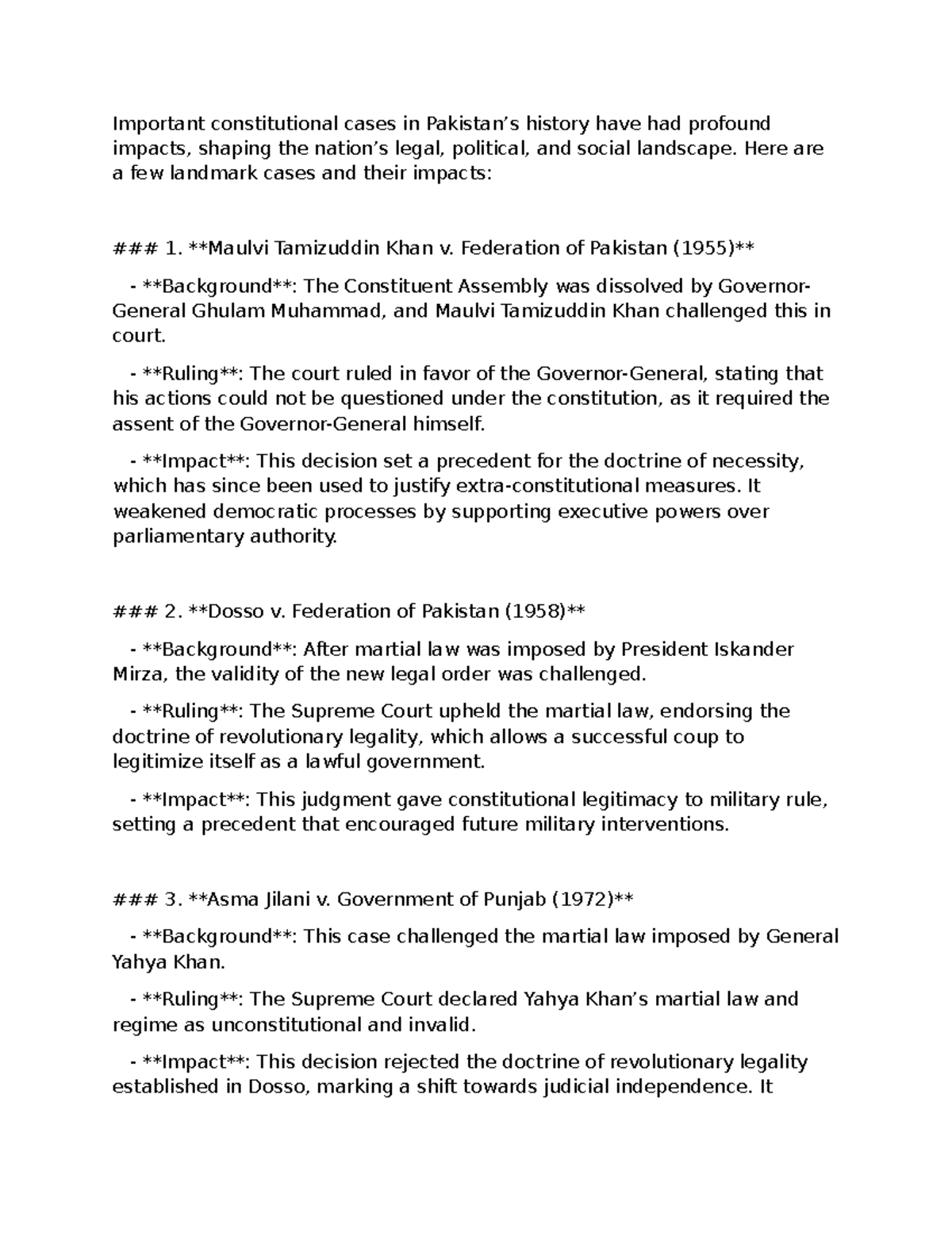 Constitutional cases - Here are a few landmark cases and their impacts ...