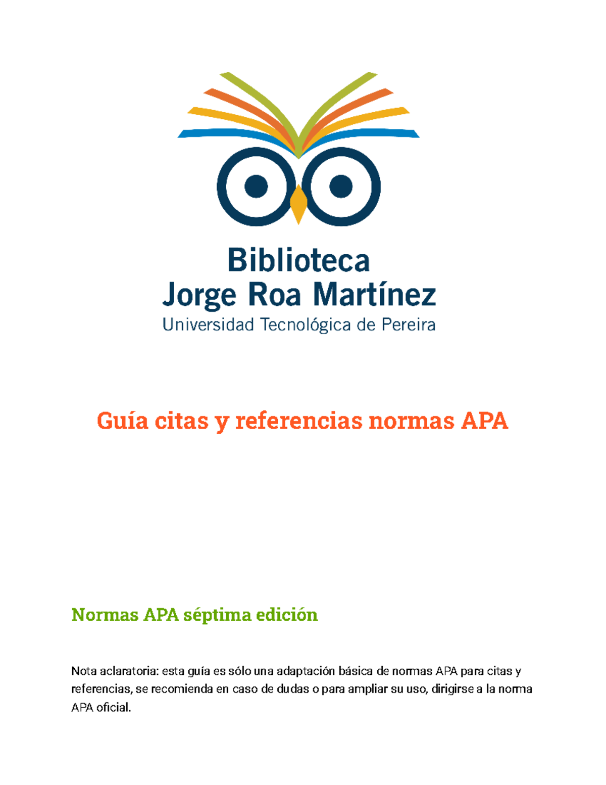 Guia Estilo APA 7° ed - Apa - Guía citas y referencias normas APA ...