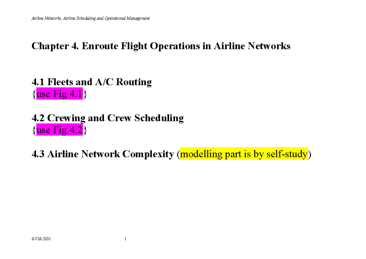 L5-3 on Time Performance - Chapter 4. Enroute Flight Operations in ...