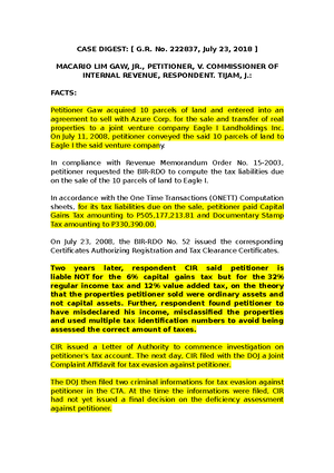 LABOR LAW 1 Case Digest - CASE 1 Hocheng Philippines Corporation vs ...