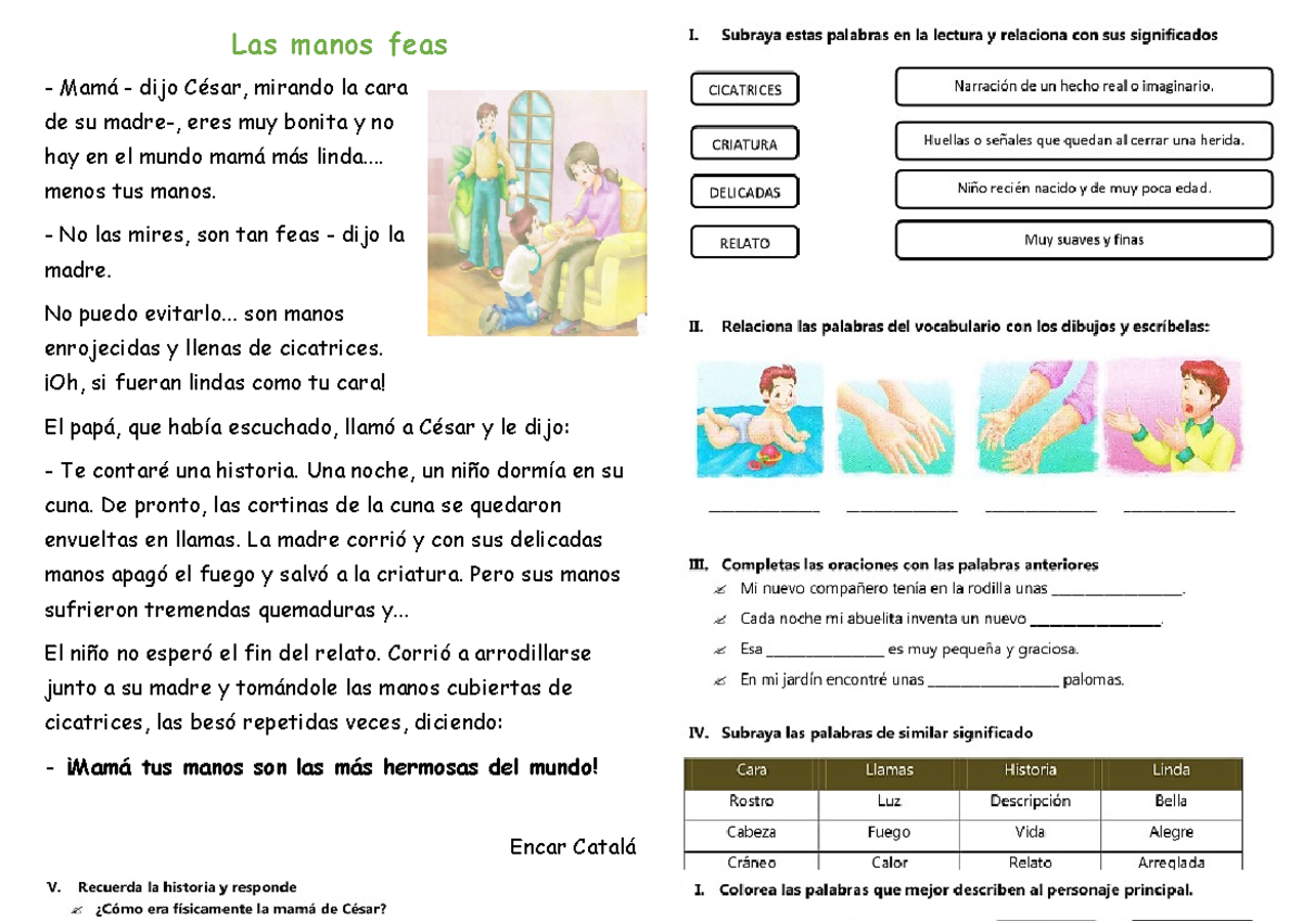 Plan lector - Actividades de comprensión y producción de textos - Las ...