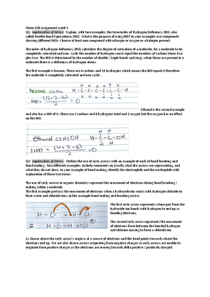 Chem 106 Assignment weeks 3:4 - Chem 106 Assignment weeks 3&4- Choice 1 ...