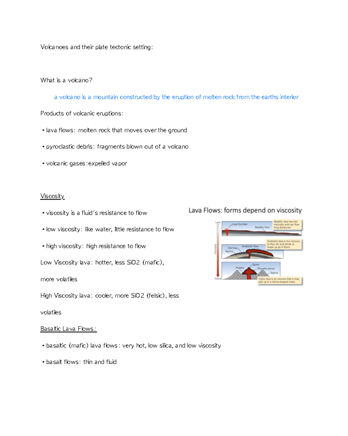 Volcanoes and plate tectonic settings - Volcanoes and their plate ...