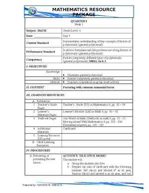 Detailed Lesson PLAN IN EPP TLE 6 - DETAILED LESSON PLAN IN EPP/TLE 6 ...