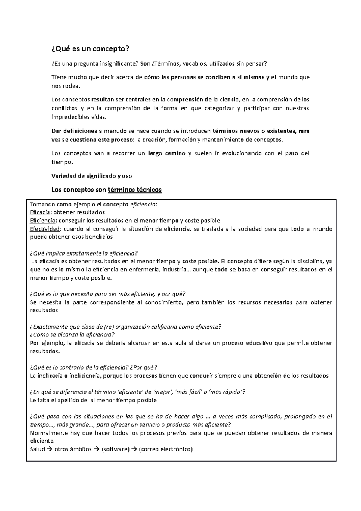 Qué es un concepto - antoaciones - ¿Qué es un concepto? ¿Es una ...