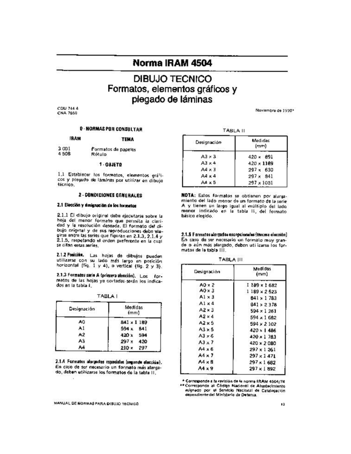 Norma IRAM 4504 dibujo tecnico formatos, elementos graficos y plegado ...