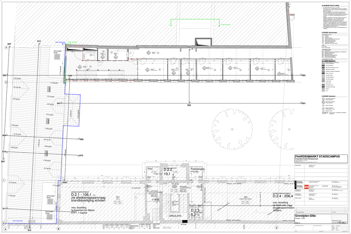 002346-J00APG020a-Grondplan 020a-2019 0701-GV - BESTAANDELIFTniet gebruikenbij brand ...