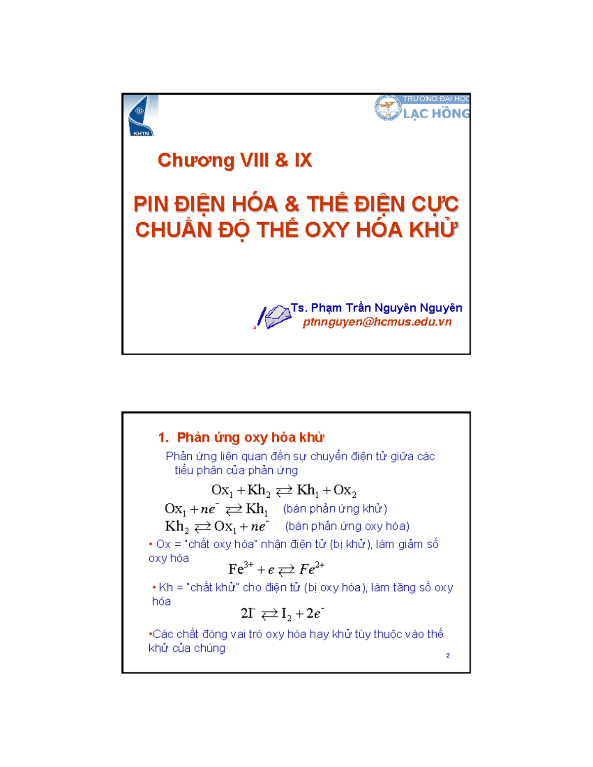 7 Pin dien hoa va the dien cuc 3uegi - PINPIN ĐĐIIỆỆN HÓN HÓA & THA ...