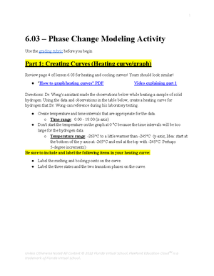 2.05 Atomic energy Lab report- Chemistry & FLVS. - 2 Atomic Energy ...