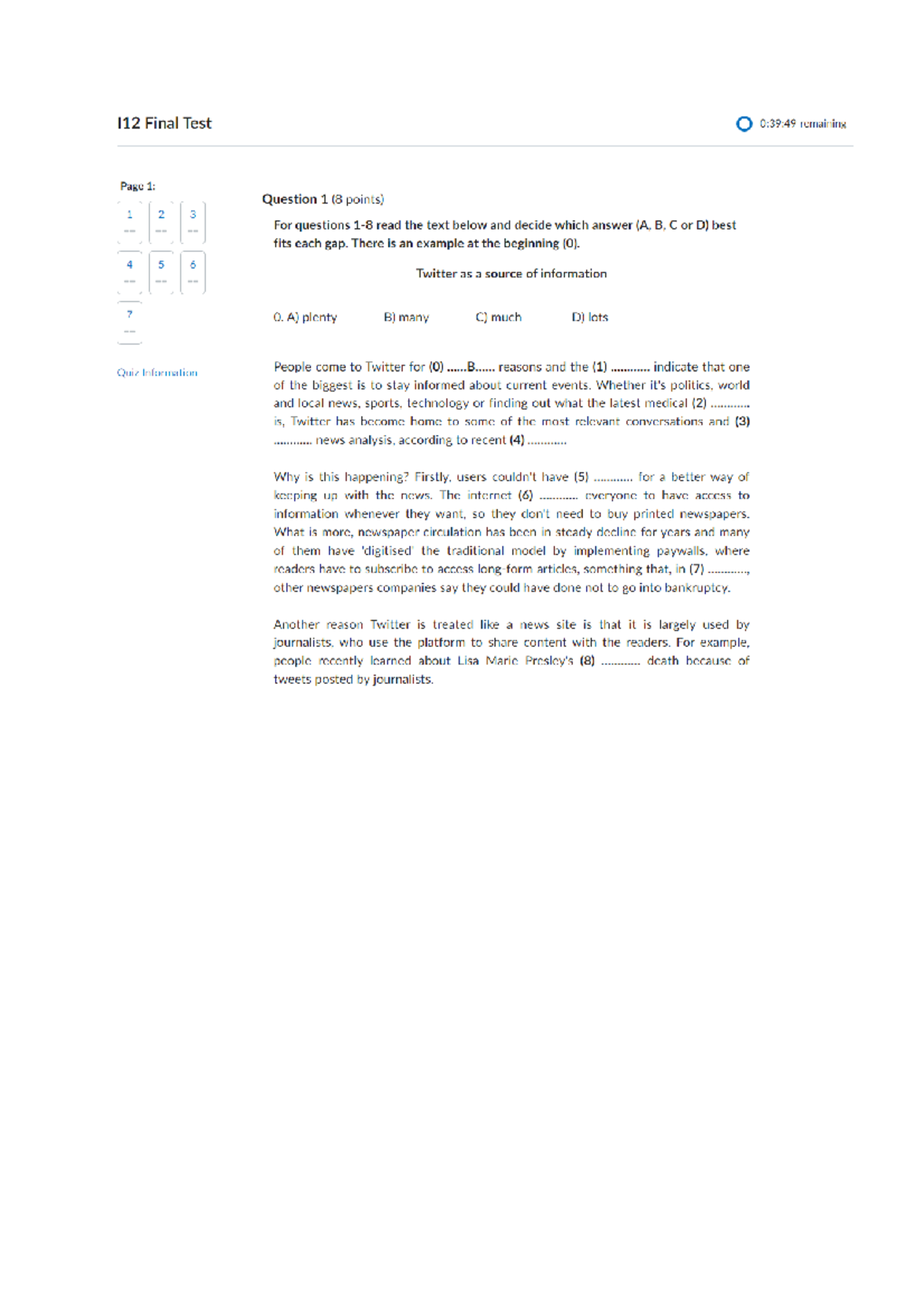 Final exam I12 - fgfgh - Lengua y Literatura - Studocu