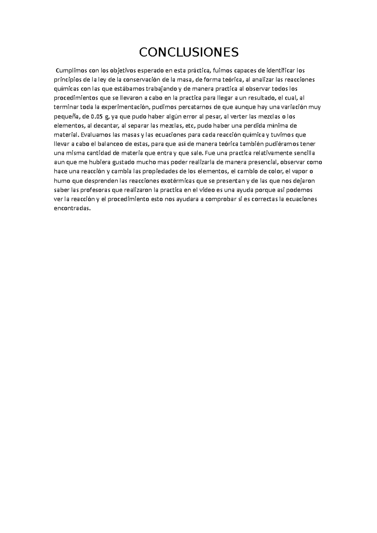 Práctica 9 - Práctica 9 - CONCLUSIONES Cumplimos con los objetivos esperado en esta práctica ...