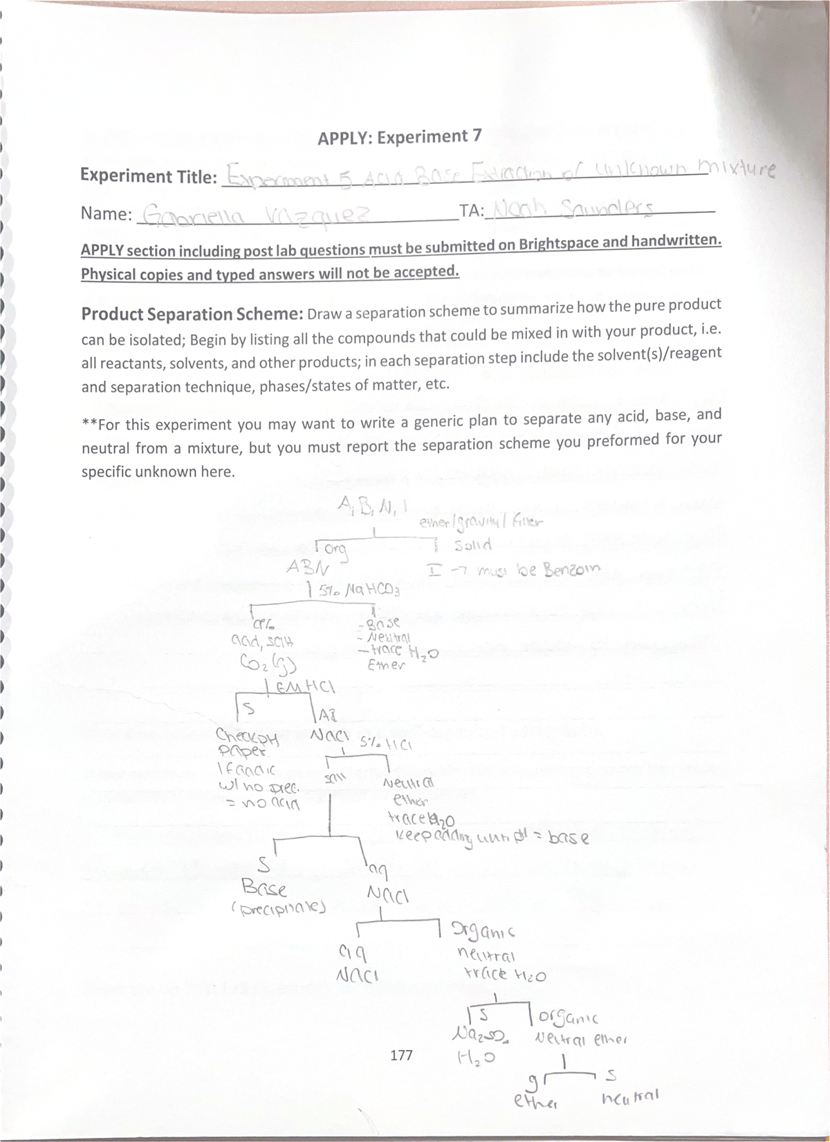 Apply Experiment 7 - APPLY: Experiment 7 Experiment Title: Ennanment 5 ACID Rase Exection of ...