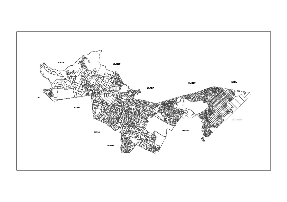 ANALISIS GEOGRAFICO DE SURCO EN PLANO DETALLADO POR SECTORES ...