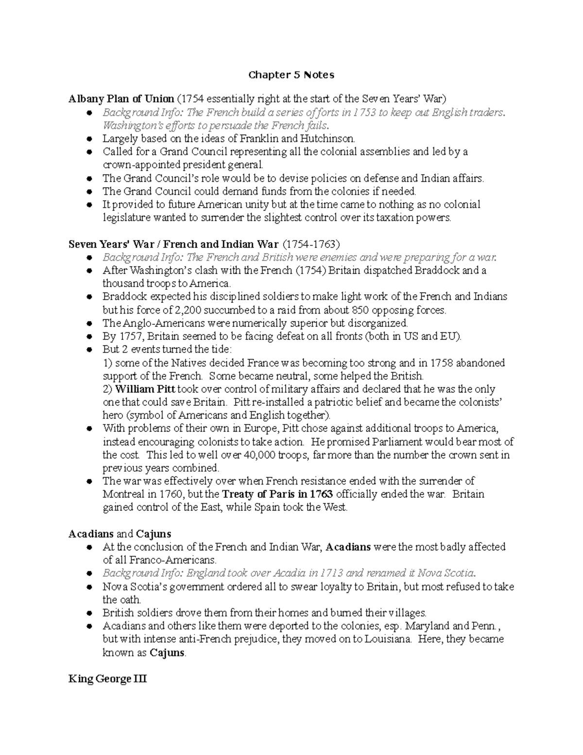 Chapter 05Notes - American history lecture notes - Chapter 5 Notes ...