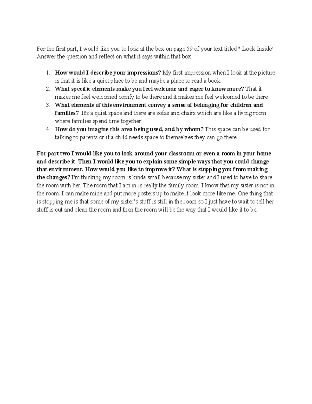 170 Take a Look - How to describe a picture and a room. - For the first ...