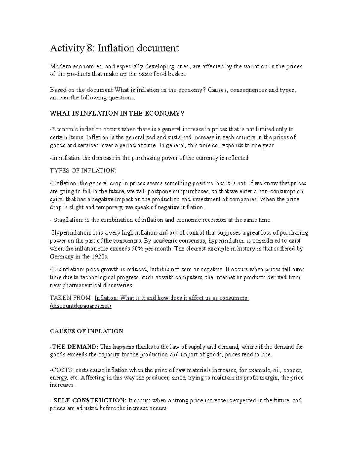 Activity inflation by Sara Salazar - Activity 8: Inflation document ...