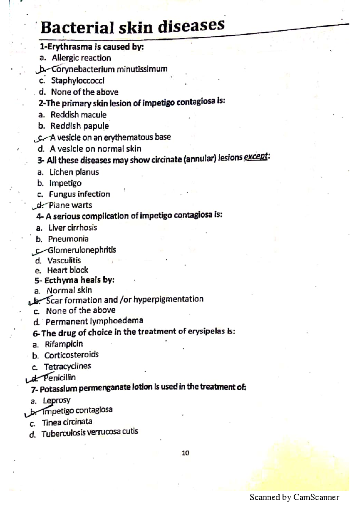 Bacterial and mycobacterial skin diseases - Dermatology & Reproduction ...