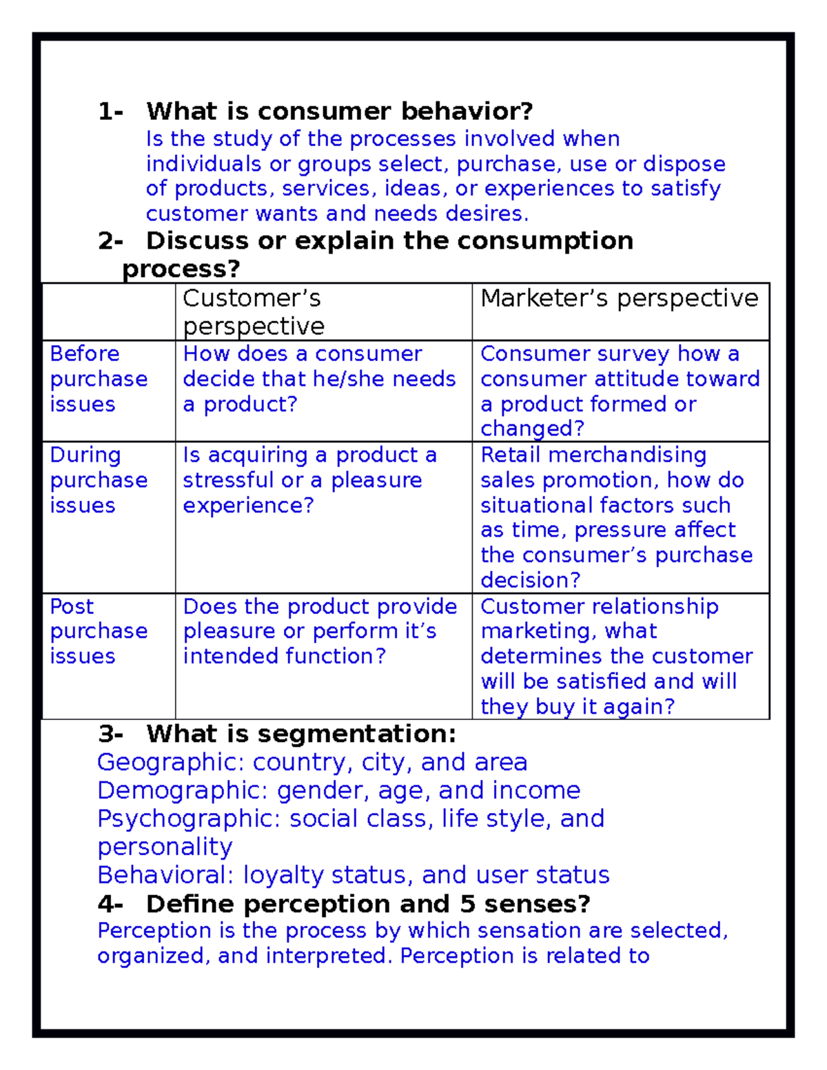 Consumer Behavior - 1- What is consumer behavior? Is the study of the ...