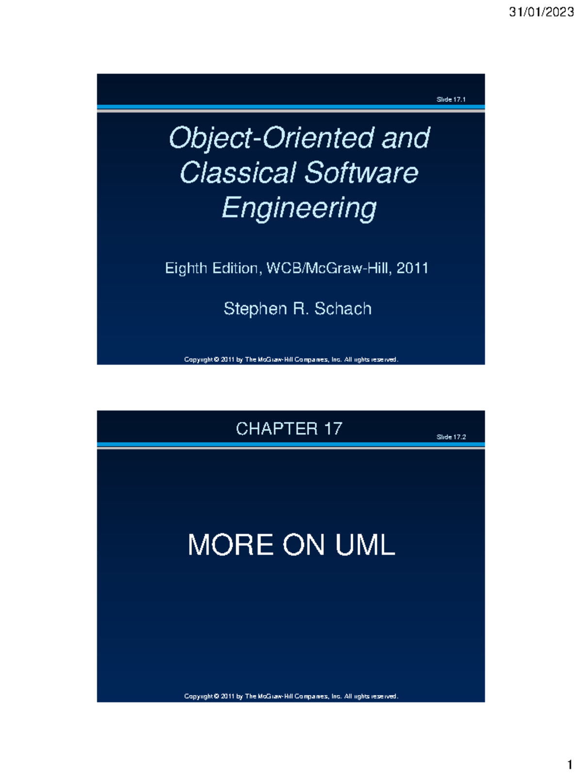 Se8 ch17 v5 - sdfsdfdsf - Slide 17. Copyright © 2011 by The McGraw-Hill ...