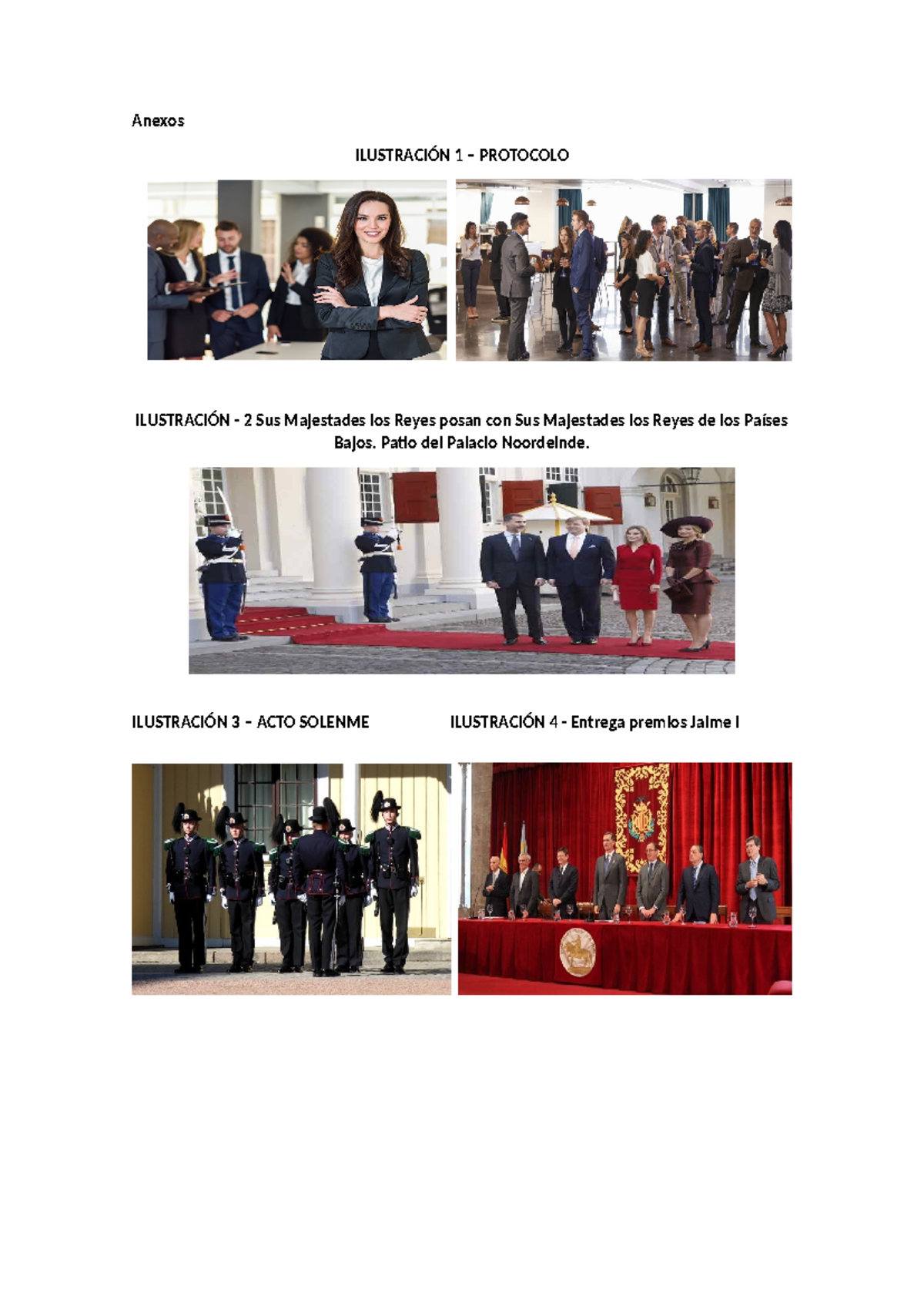 Anexos protocolo - Relaciones institucionales y protocolo ceremonial. - Anexos ILUSTRACIÓN 1 ...
