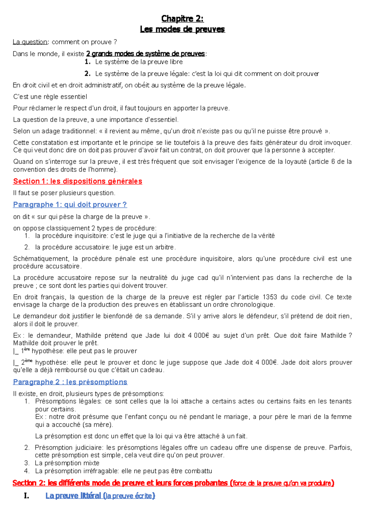 14. Partie 4 Chapitre 2 - les modes de preuves - Chapitre 2: Les modes ...