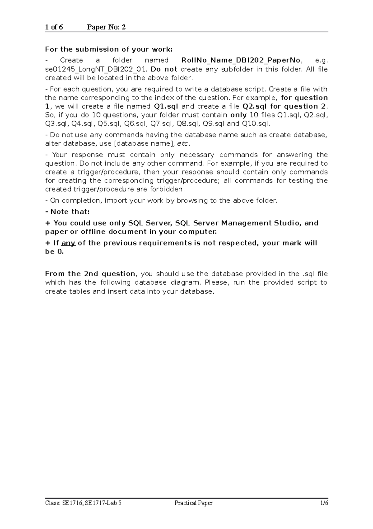 De 02 - Tai lieu - For the submission of your work: Create a folder ...