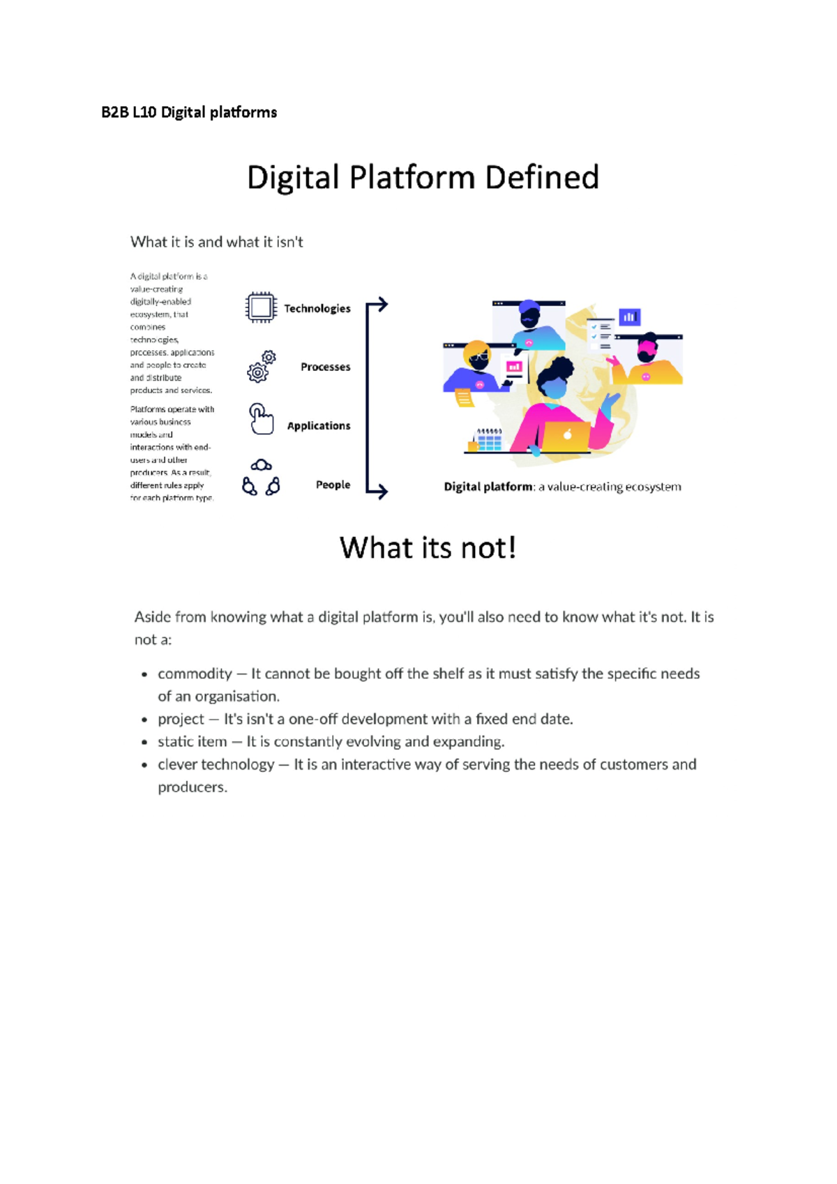 B2B L10 Digital platforms - B2B L10 Digital platforms Examples ...