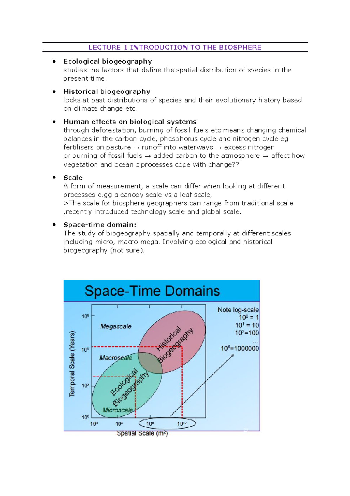 Geography 101 - Lecture notes 1 - 7 - LECTURE 1 INTRODUCTION TO THE ...