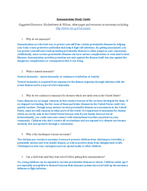 Infection Control Worksheet - Infection Control Worksheet Please bring ...